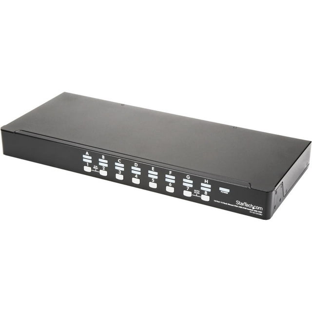 StarTech.com SV1631DUSBU 16 Port 1U Rack Mount USB KVM Switch - Walmart.com