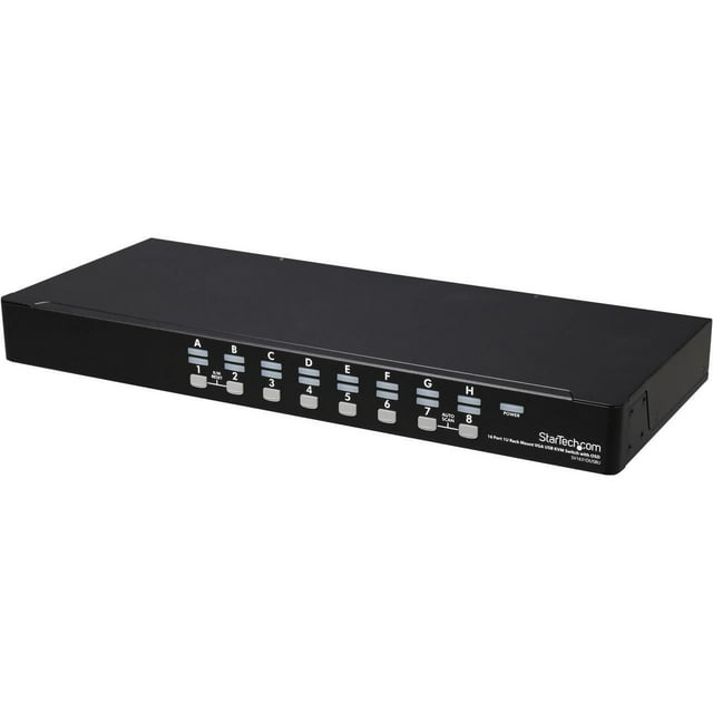 StarTech.com SV1631DUSBUK 16 Port 1U Rack Mount USB KVM Switch Kit with ...