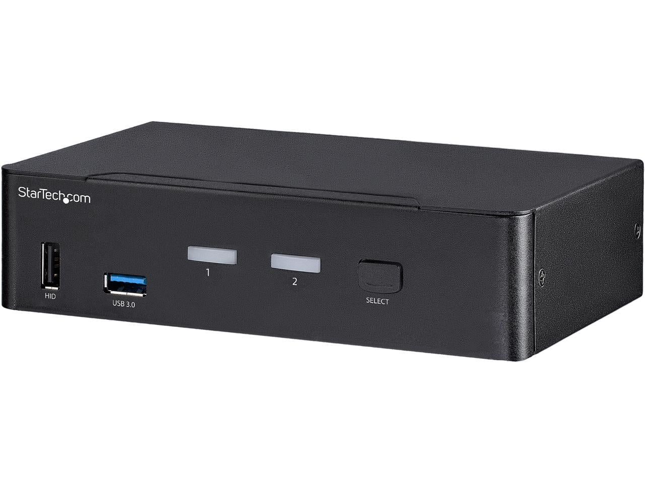 StarTech SV231DPU34K KVM Switch 2-Port DisplayPort 4K 60Hz - Walmart.com
