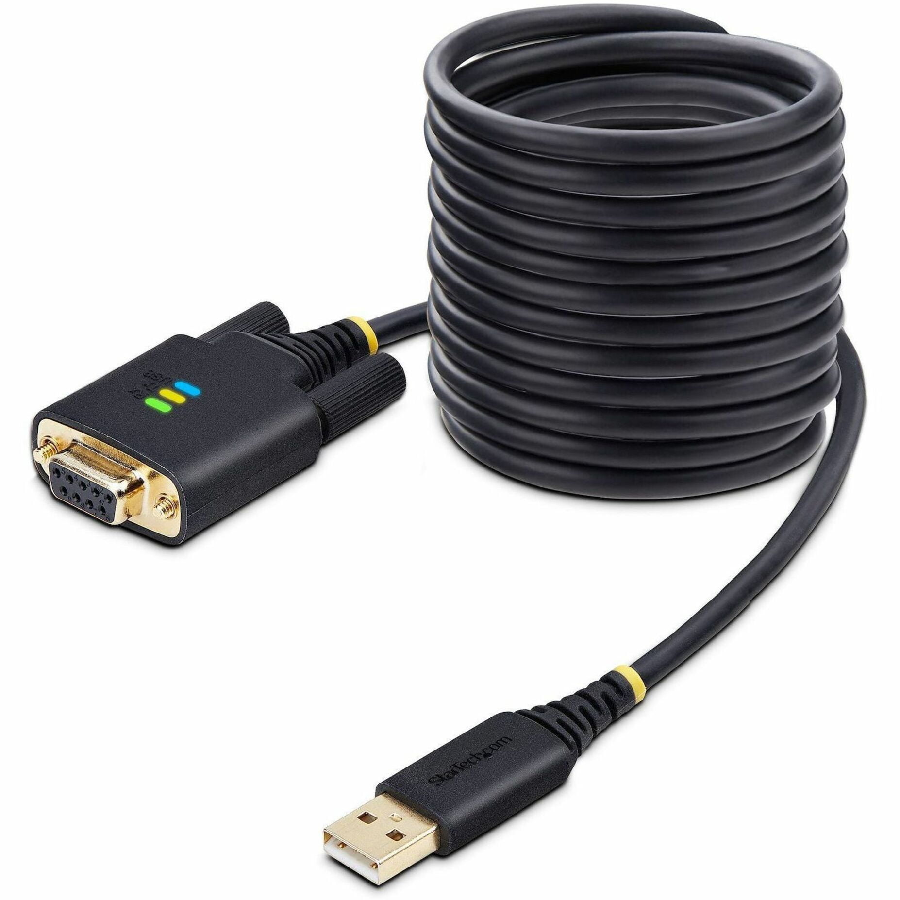 StarTech.com Serial/USB Cable Connector w/ Serial/USB Data Transfer ...