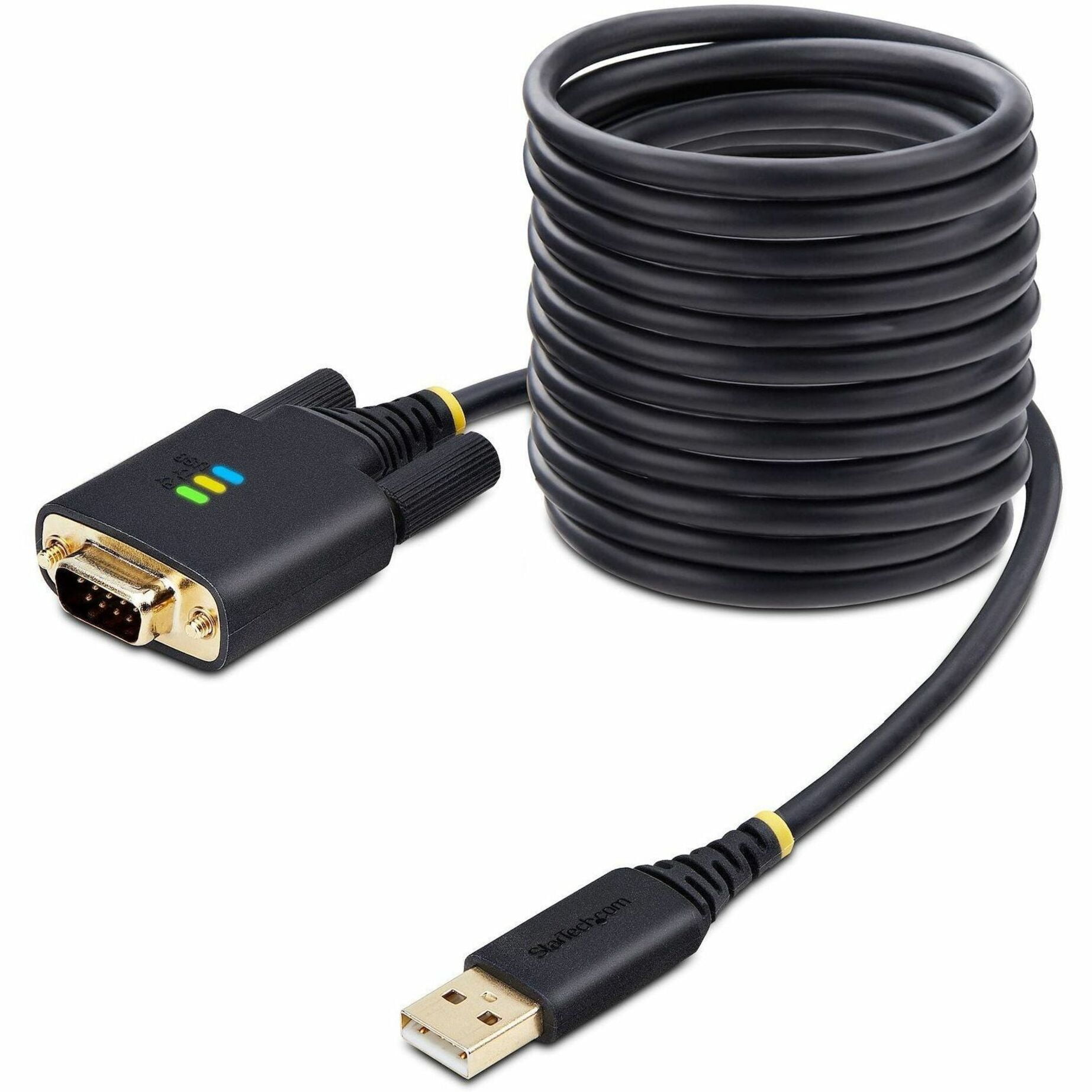 StarTech.com Serial/USB Cable Connector w/ Serial/USB Data Transfer ...