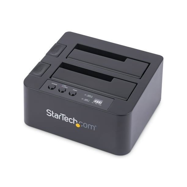 StarTech.com Standalone Hard Drive Duplicator, External Dual Bay HDD ...
