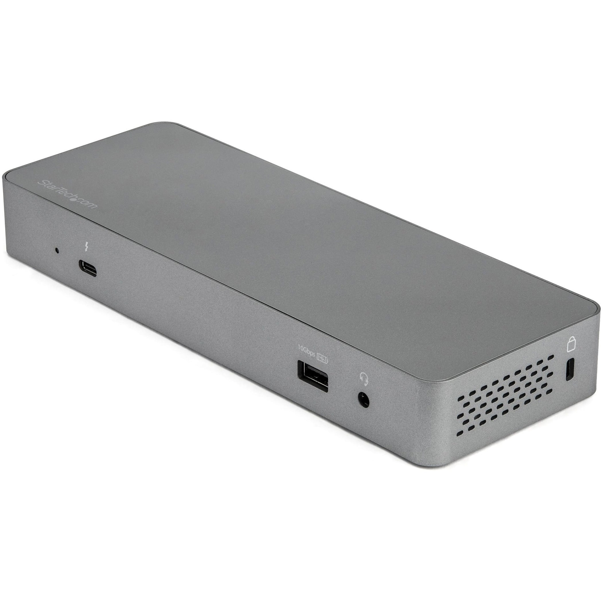 StarTech.com Universal Thunderbolt 3 Dock with USB-C Host Compatibility ...