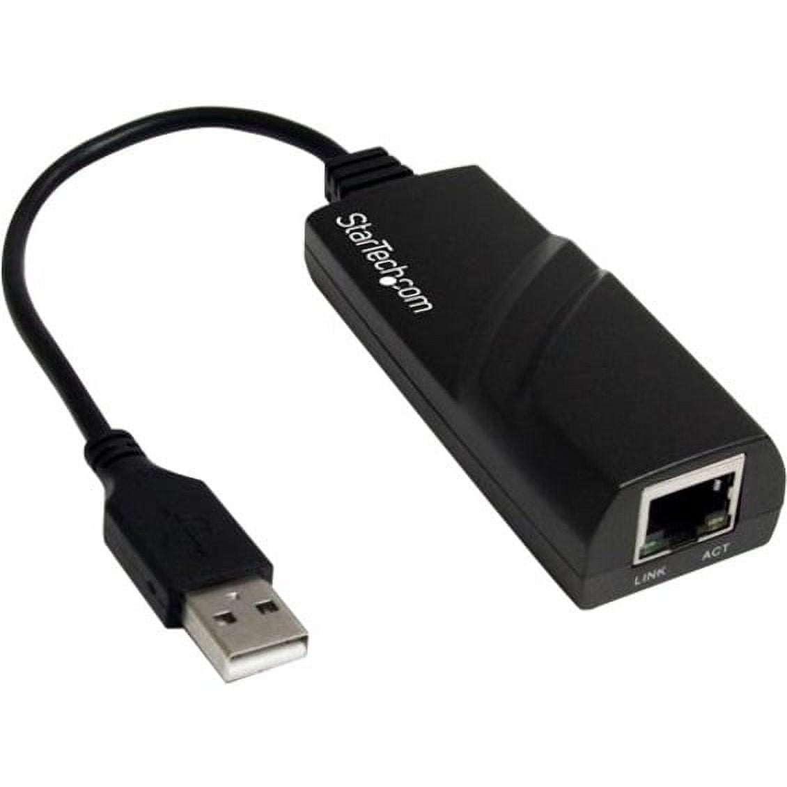 StarTech.com USB 2.0 to Gigabit Ethernet NIC Network Adapter - Walmart.com