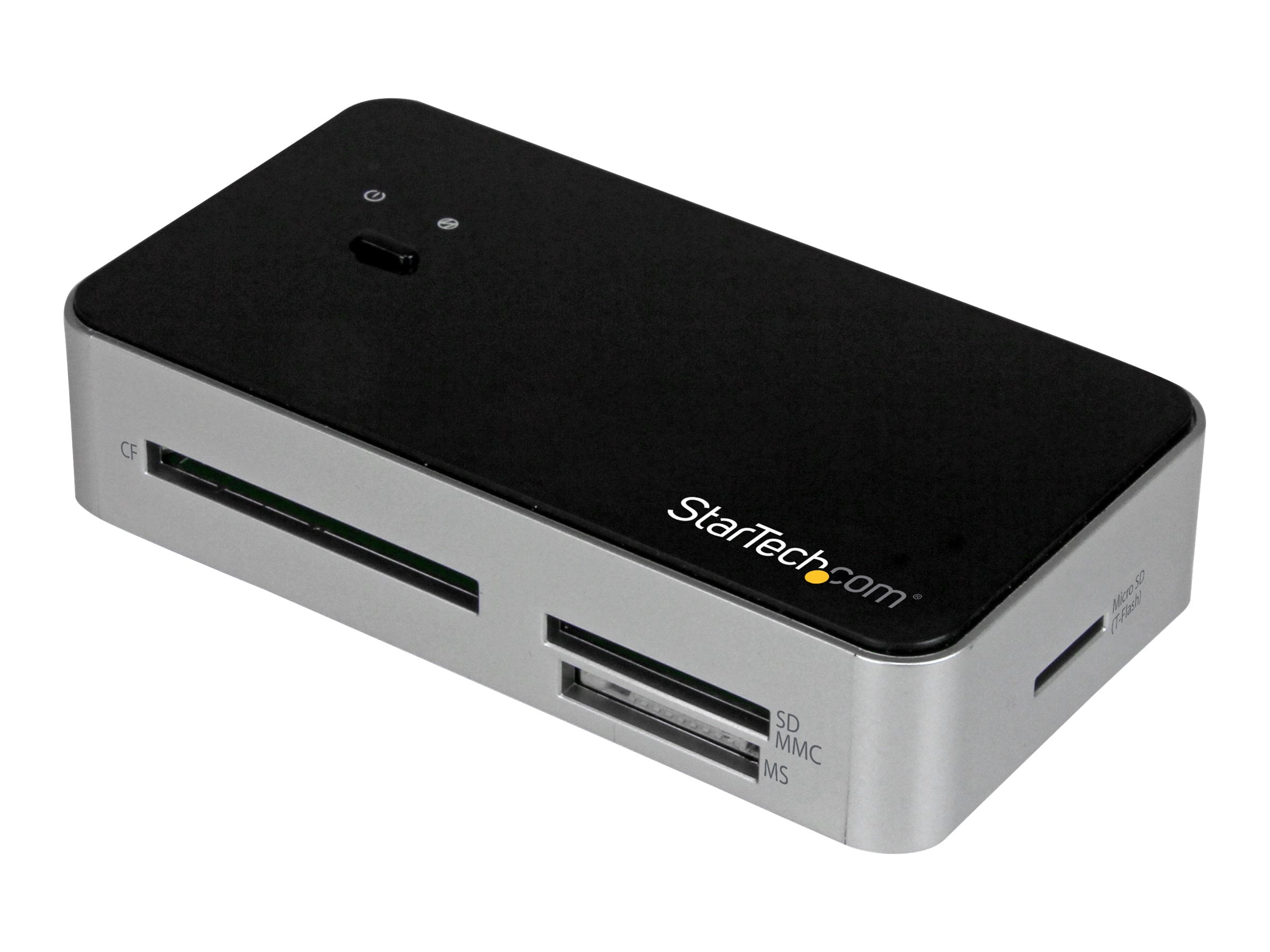 StarTech.com USB 3.0 Multi Media Flash Memory Card Reader with 2-Port ...