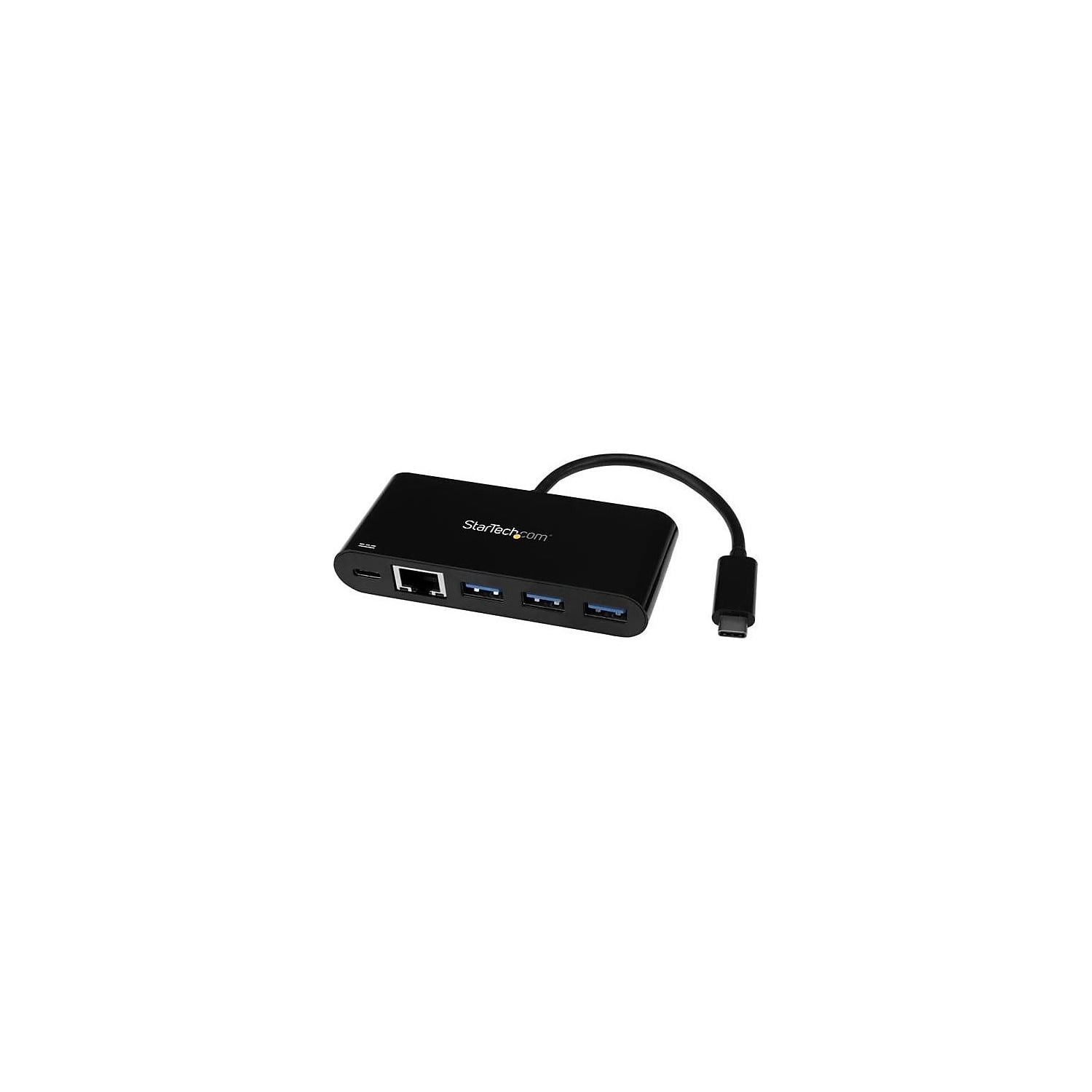 StarTech.com USB-C to Ethernet Adapter with 3-Port USB 3.0 Hub and ...