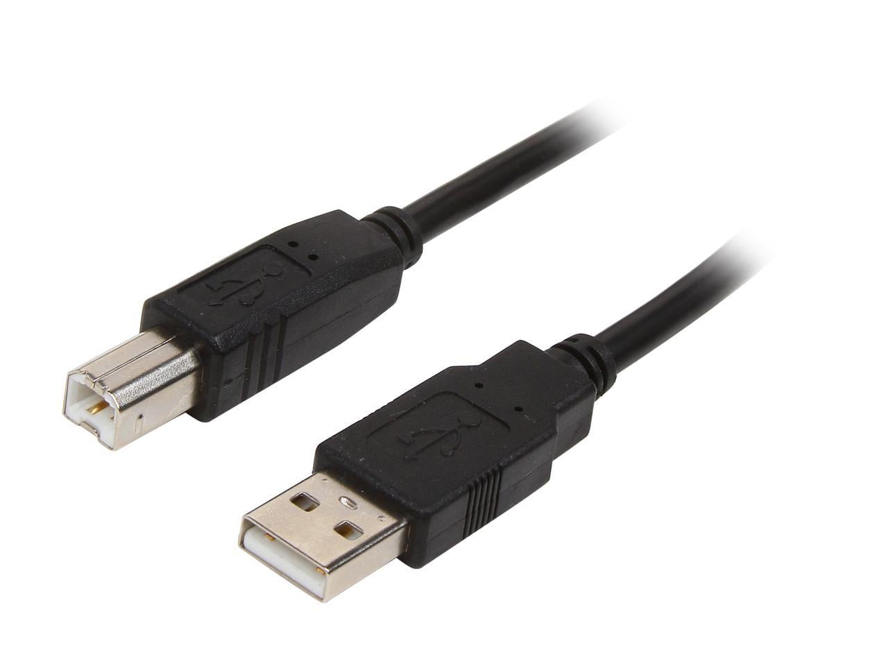StarTech.com USB2HAB6 6 ft USB 2.0 Certified A to B Cable - M/M - 2m ...
