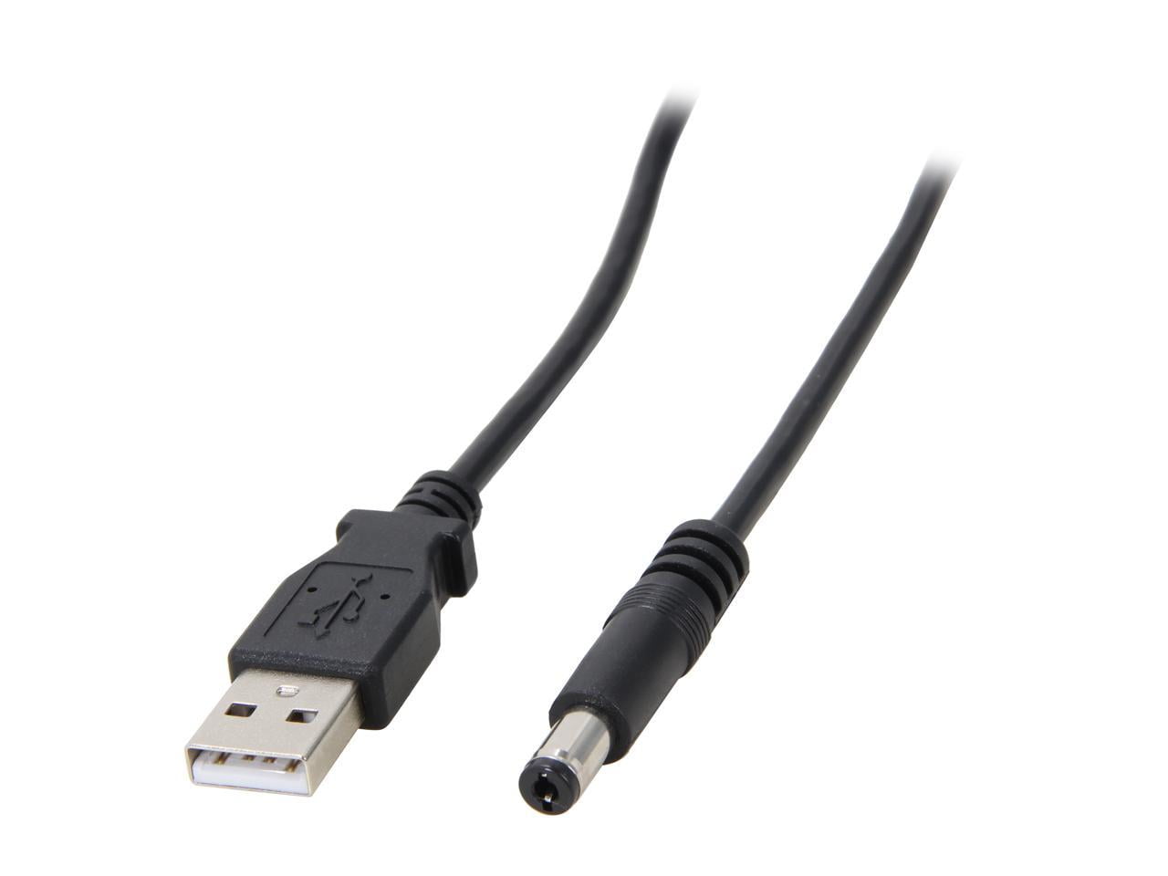 StarTech.com USB2TYPEM Black USB to Type M Barrel 5V DC Power Cable ...