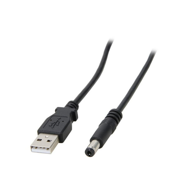 StarTech.com USB2TYPEM Black USB to Type M Barrel 5V DC Power Cable ...