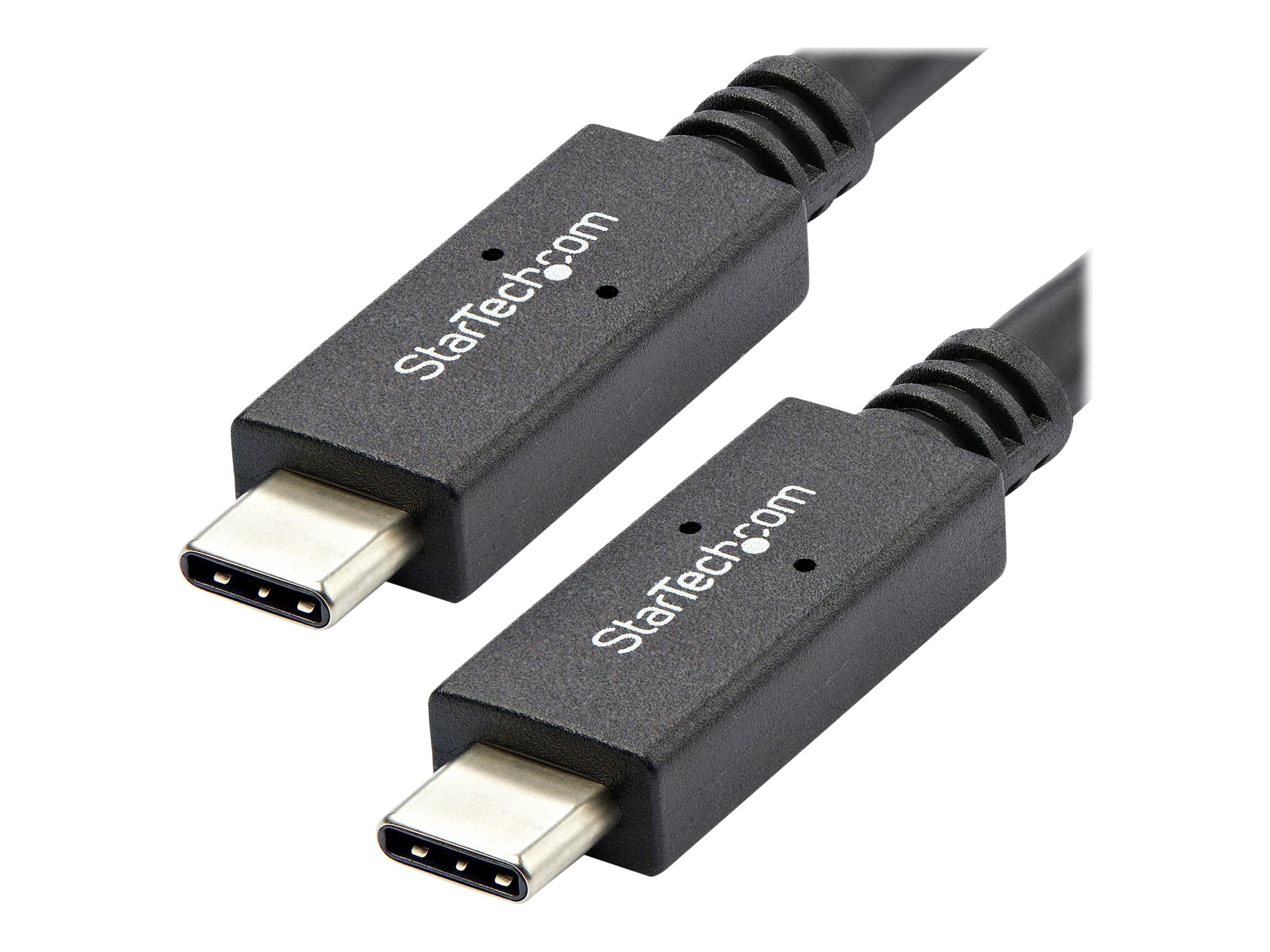 StarTech 1m (3ft) USB-C Cable with Power Delivery (5A) - USB-IF ...