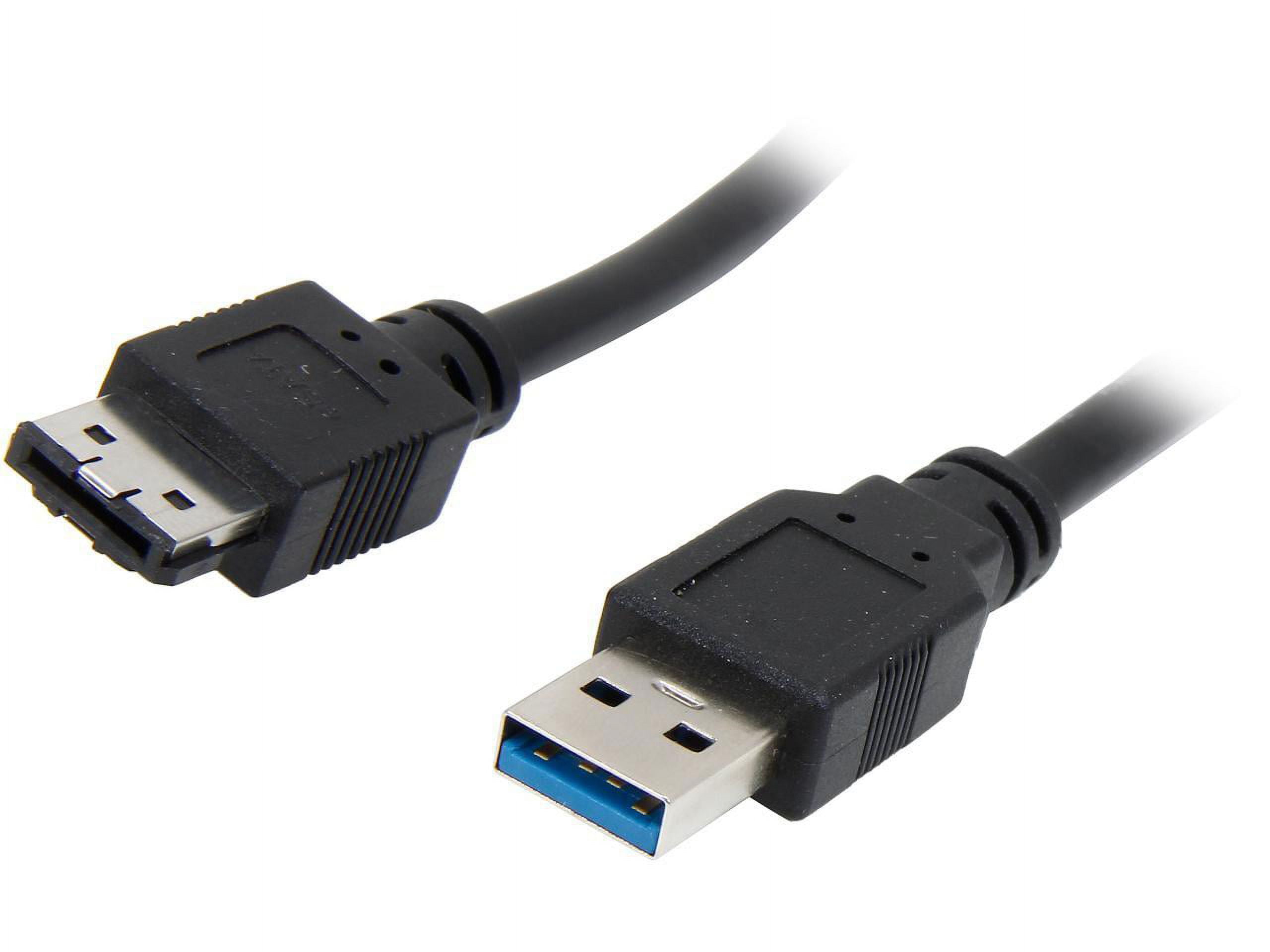 StarTech.com USB3S2ESATA3 Adapter Cable - 3ft eSATA Hard Drive to USB 3 ...