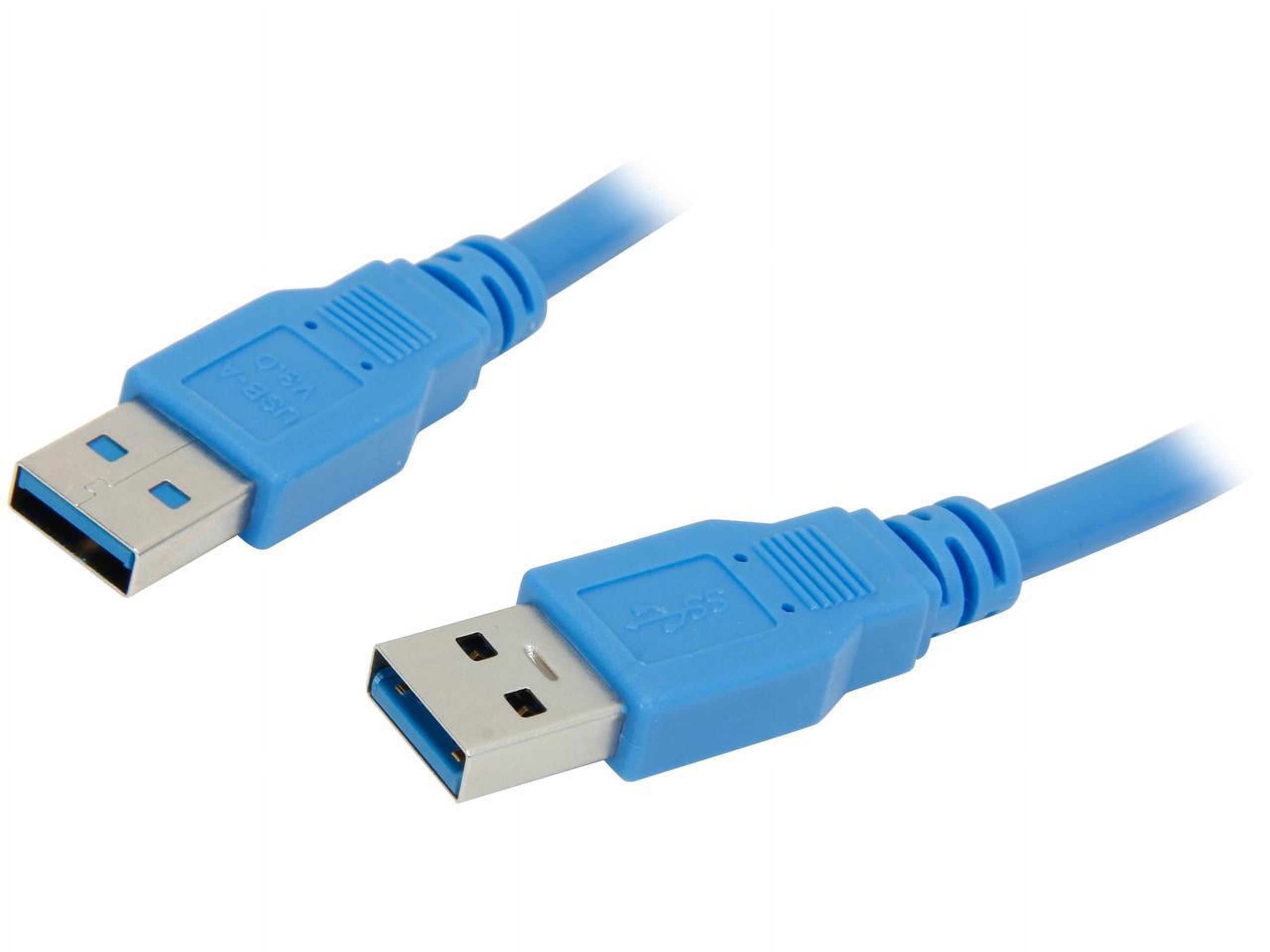 StarTech.com USB3SAA6 Blue SuperSpeed USB 3.0 Cable A to A - Walmart.com
