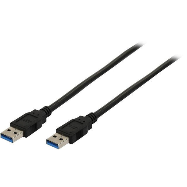 StarTech.com USB3SAA6BK Black Black SuperSpeed USB 3.0 Cable A to A - M/M - Walmart.com