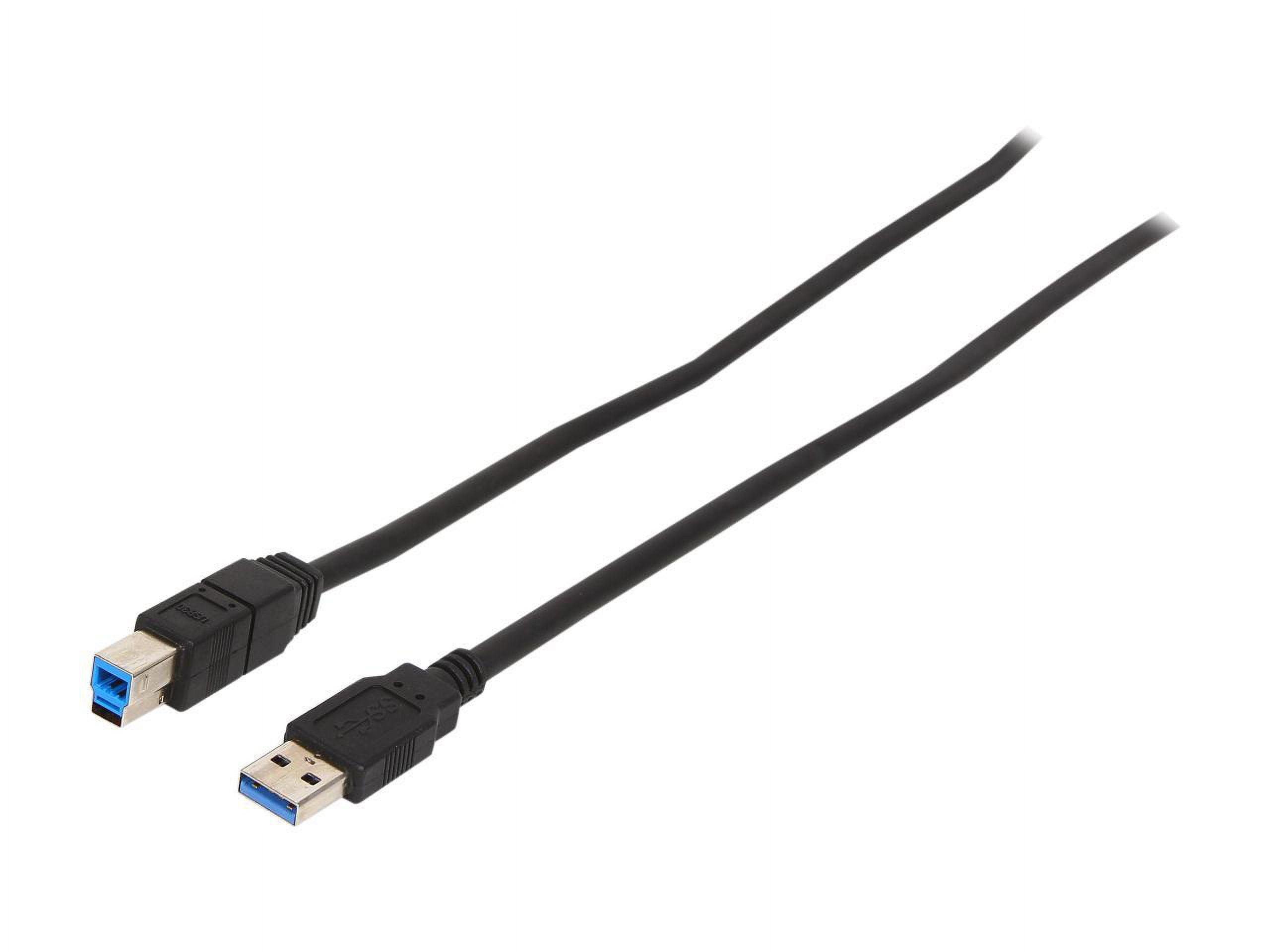 StarTech.com USB3SAB6BK Black SuperSpeed USB 3.0 Cable A to B - M/M - Walmart.com