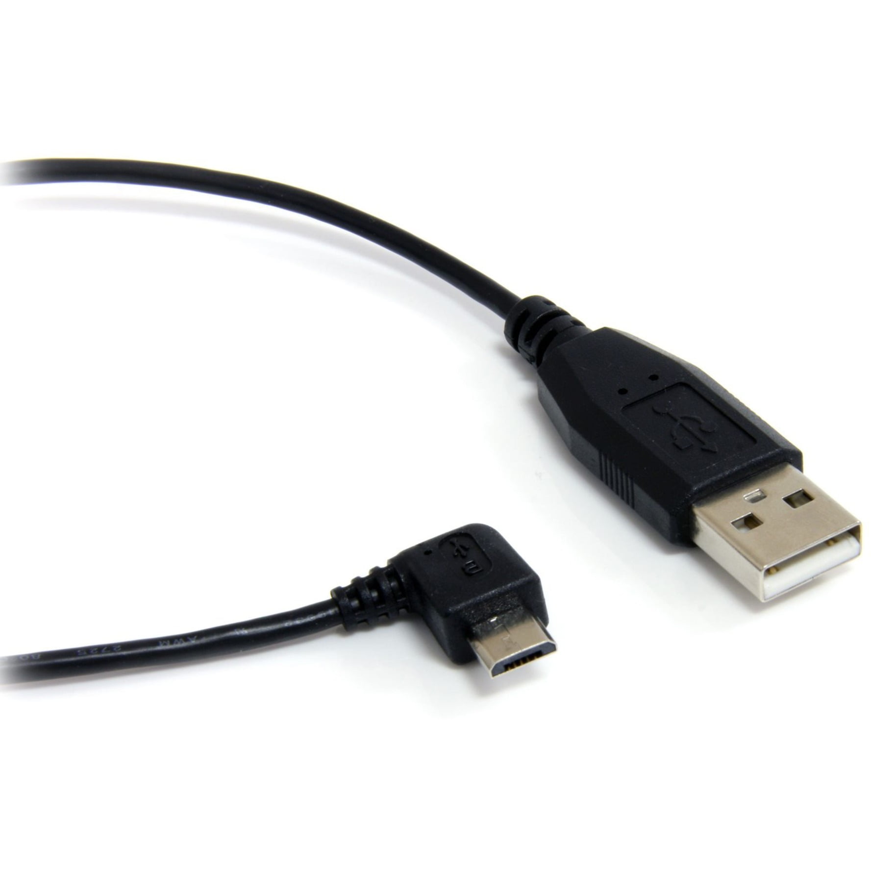 StarTech 6 ft Micro USB Cable - A to Right Angle Micro B - Walmart.com