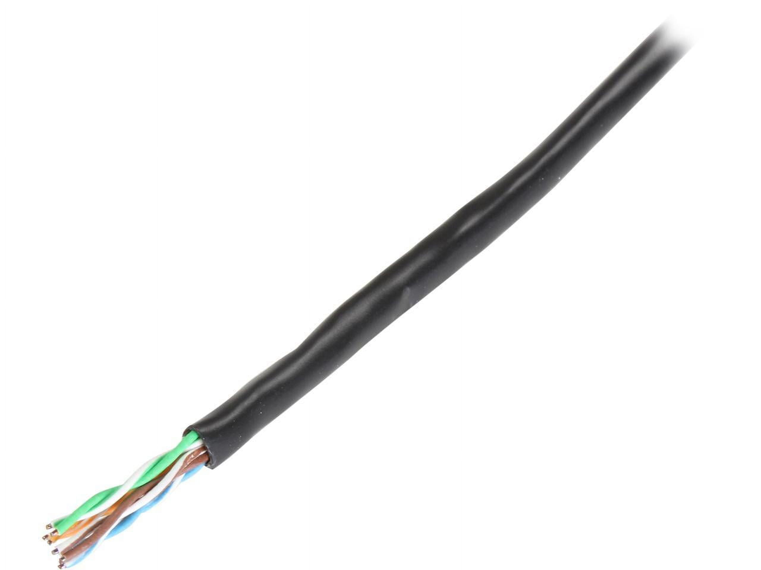 1000FT CAT5E RISER CABLE BLACK CMR-RATED ETHERNET CABLE BULK - Walmart.com