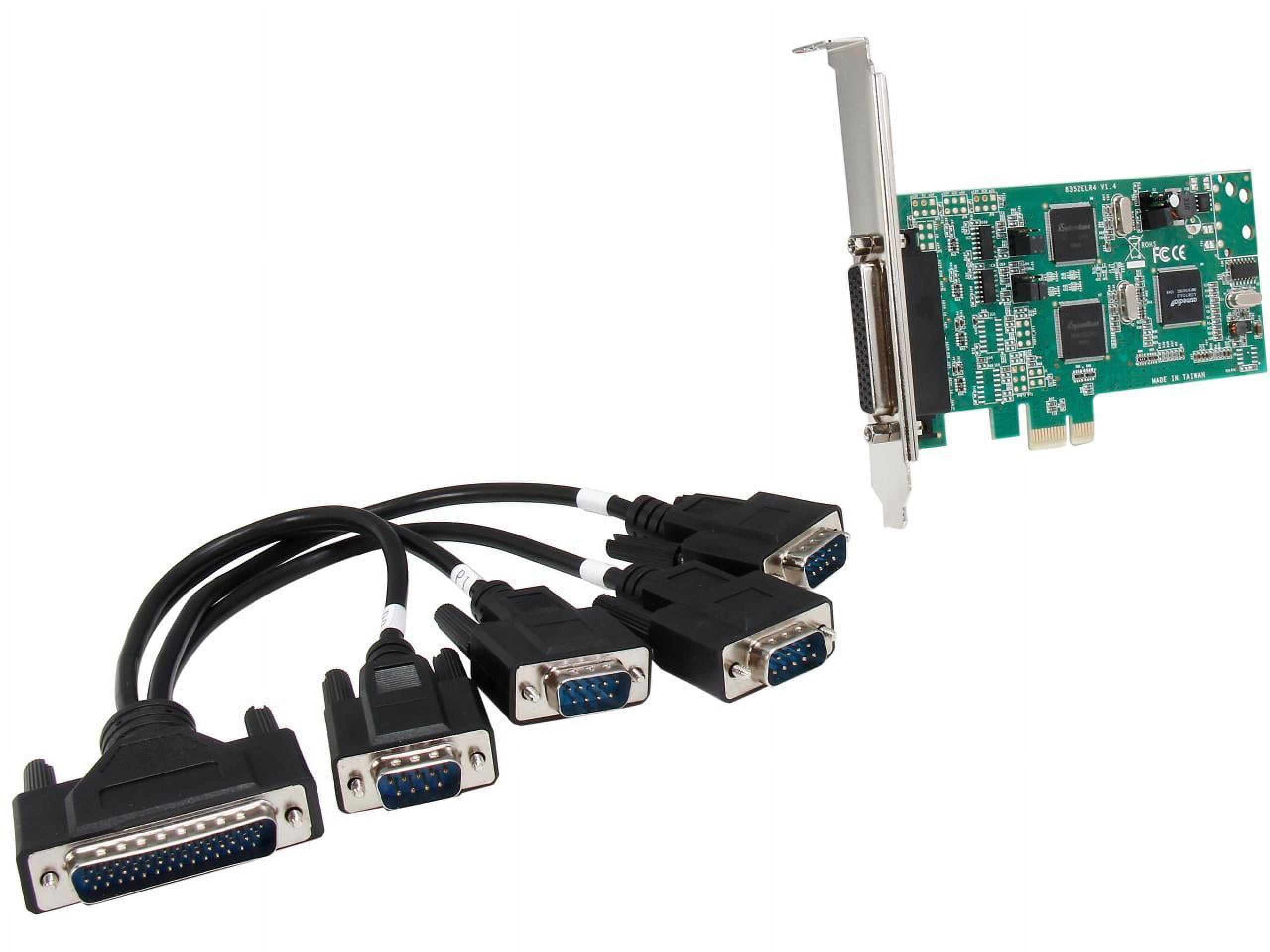 StarTech.com 4 Port PCI Express PCIe Serial Combo Card - 2 x RS232 2 x ...