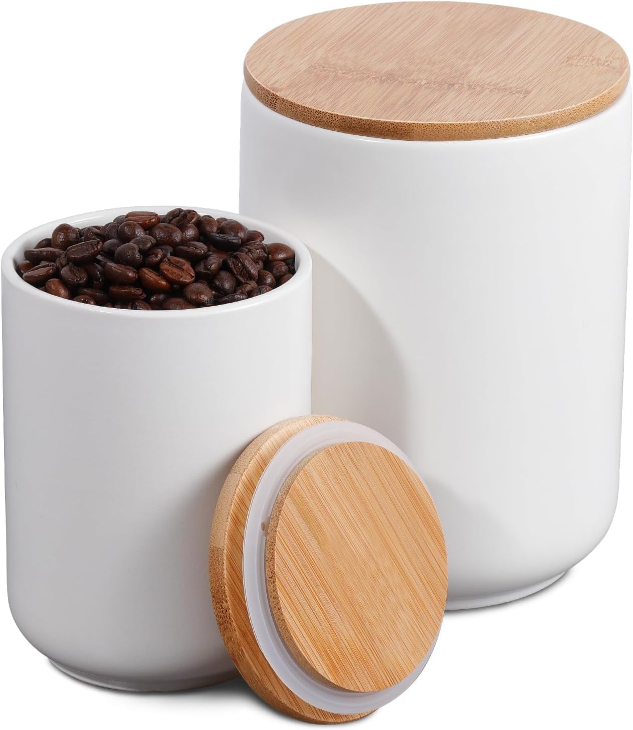 StarZe Ceramic Canister ,Concise Storage Jar ,Dry Food Kitchen Storage ...