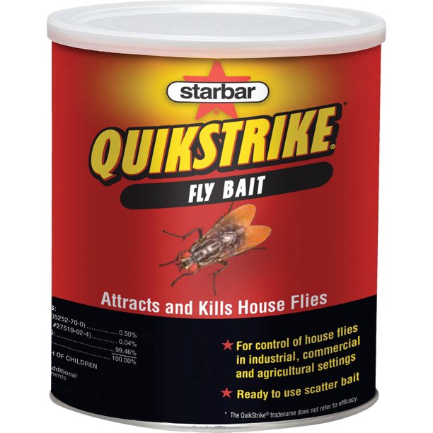 Starbar 100508298/3006192 3006192 Quikstrike Fly Scatter Bait, 5 lb ...