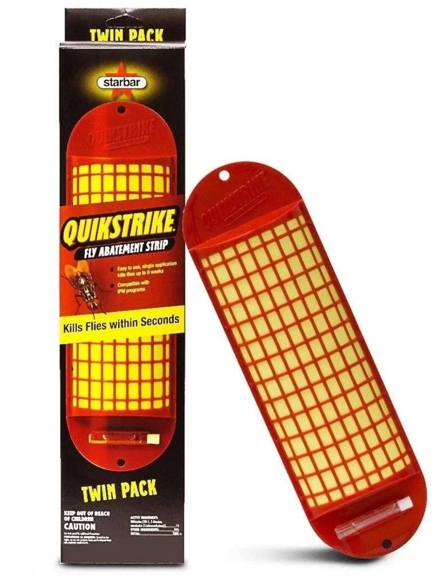 Starbar Quikstrike Outdoor Fly Abatement Strip, Twin Pack, Attractant ...