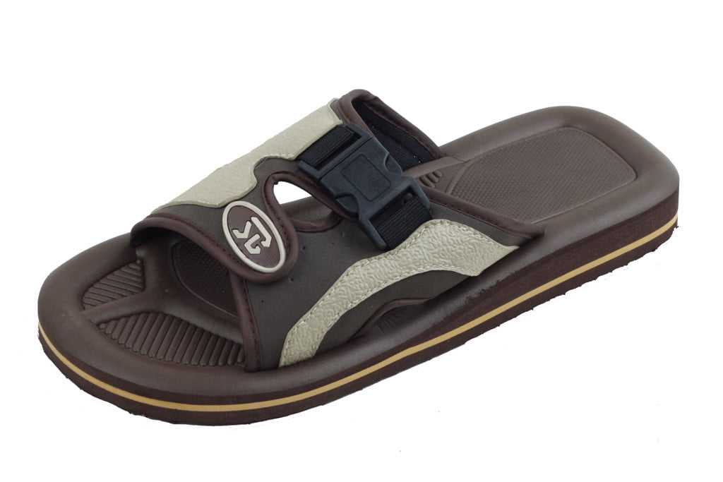 Starbay Men's Open Toe Slide Sandals - Walmart.com