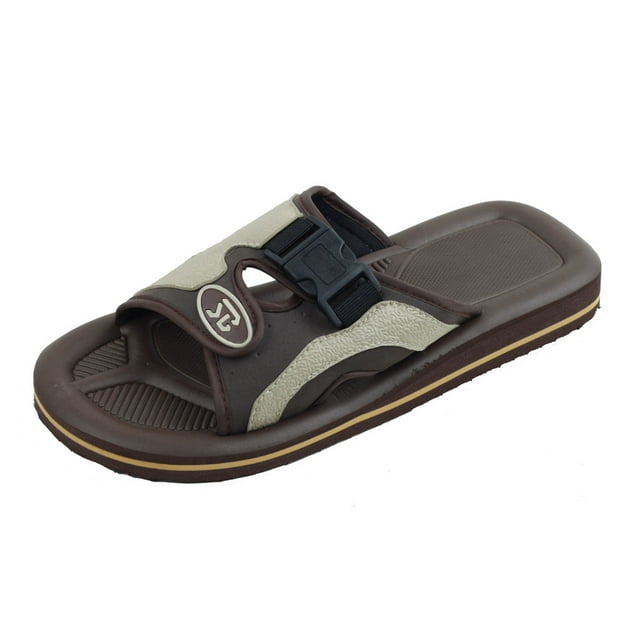 Starbay Men's Open Toe Slide Sandals - Walmart.com
