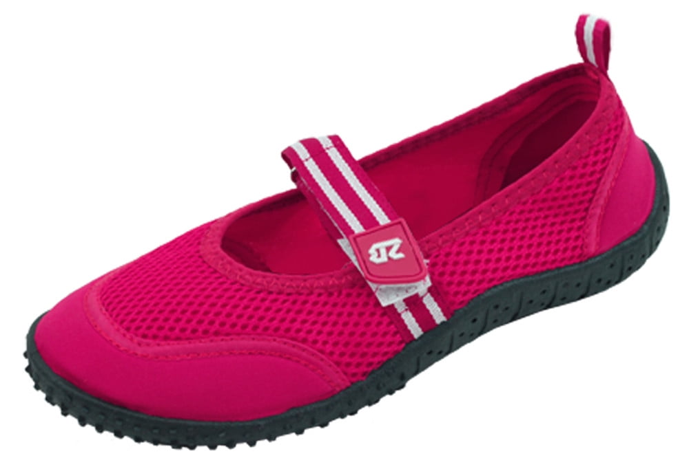 Starbay Women's Swim Slip-On Water Shoes with Velcro Strap, Quick-Dry ...