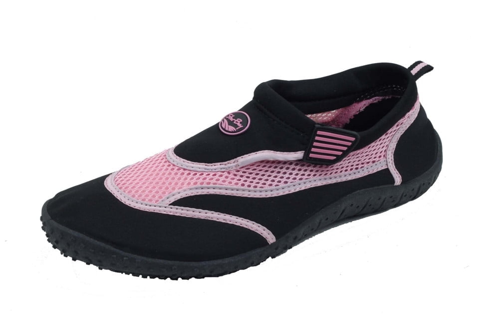 Starbay Women's Slip-On Swim Water Shoes, Non-Skid Outsole, Adjustable ...