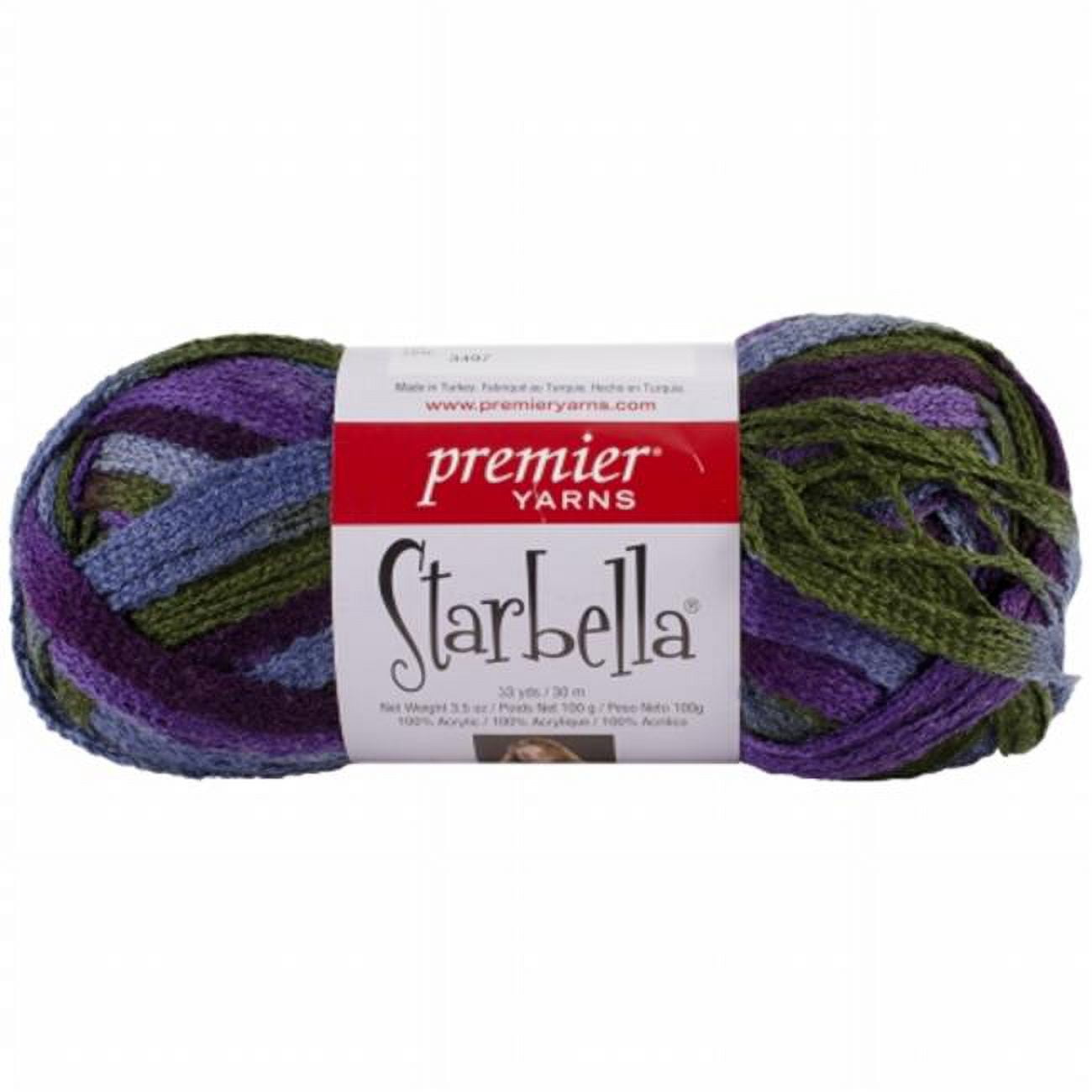 Starbella Yarn-Purple Rain - Walmart.com