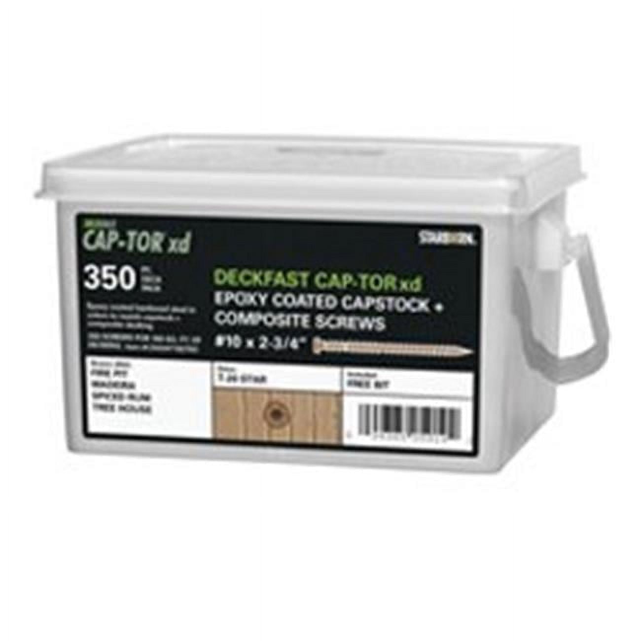 Starborn Industries 2.75 in. Deckfast Cap-Tor XD Epoxy Coated Capstock ...