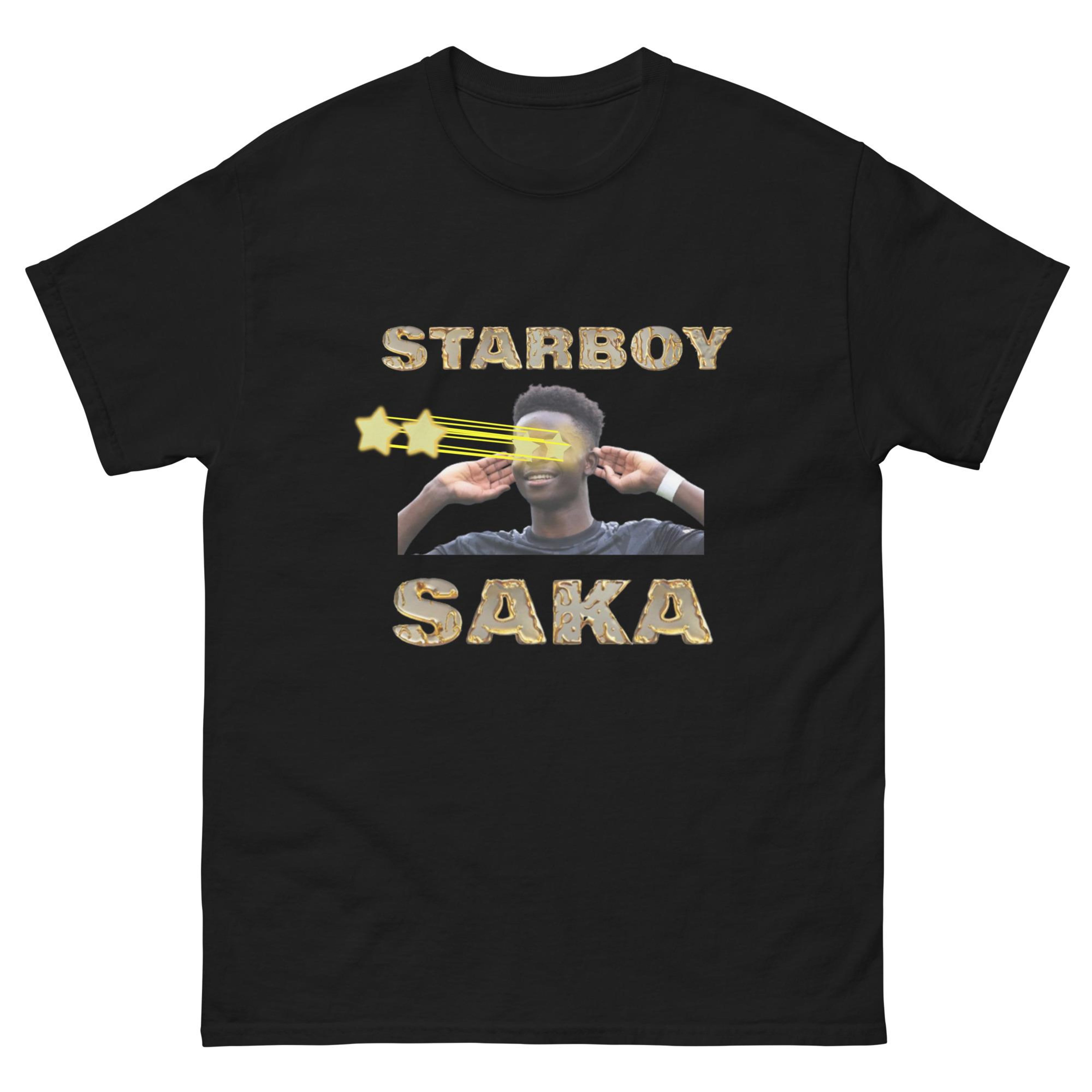 Starboy Saka Funny Meme Graphic T-Shirt | Arsenal FC | England | Bukayo ...