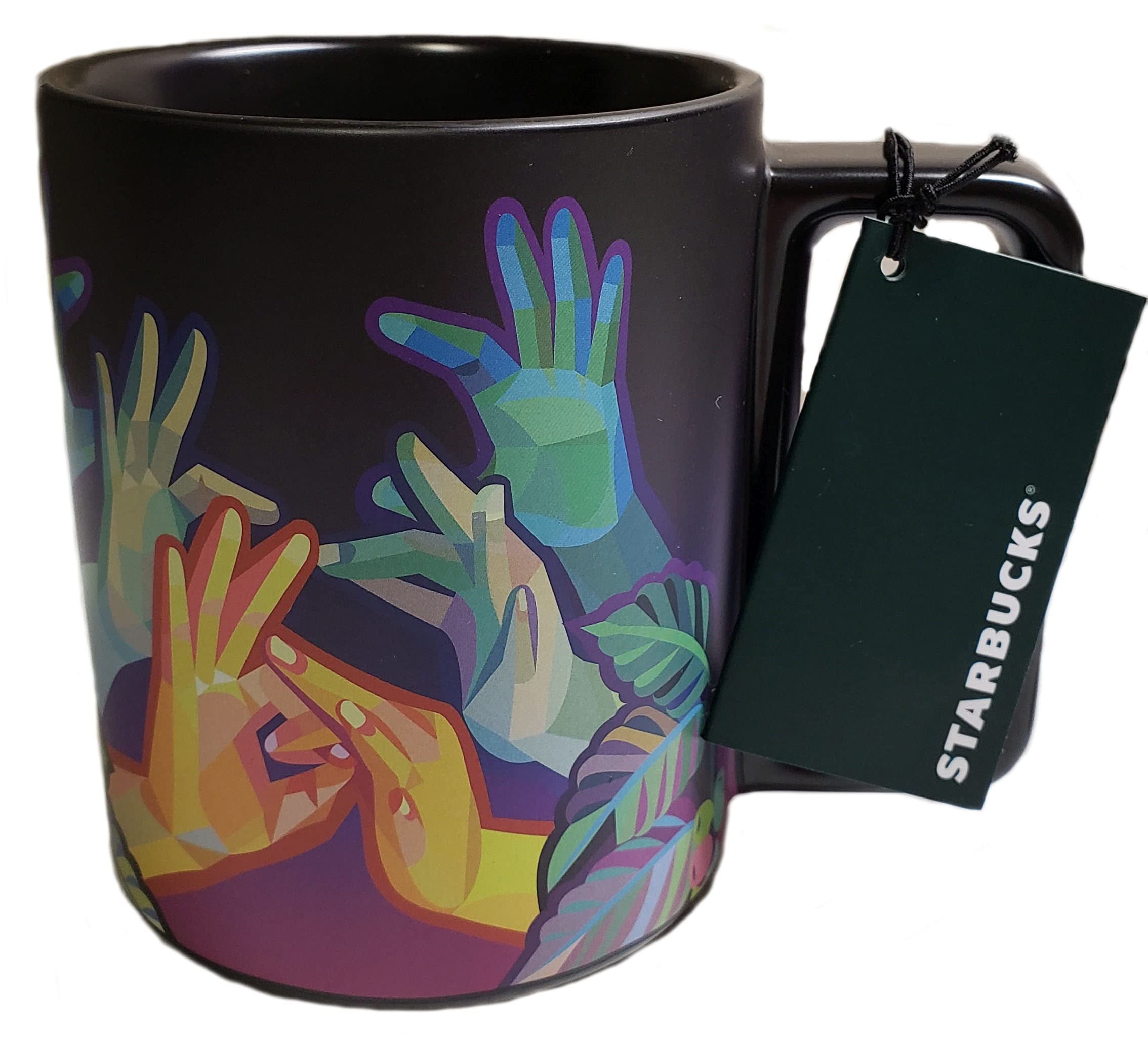 Starbucks ASL Hand Movements 12 Oz Coffee Cup - Walmart.com