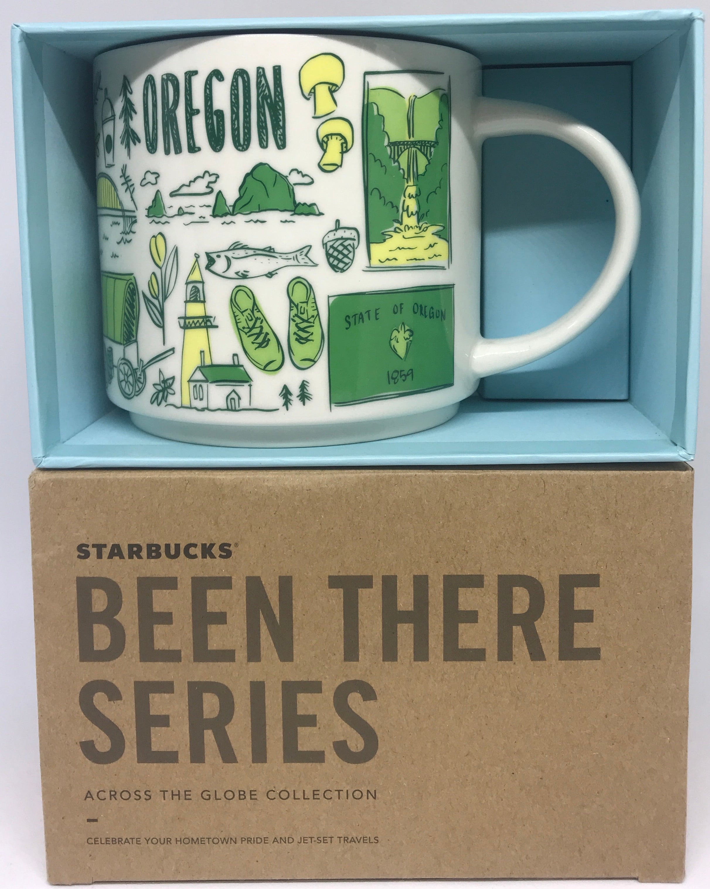 Starbucks Been There Series Collection Oregon Coffee Mug 14oz, Ceramic ...