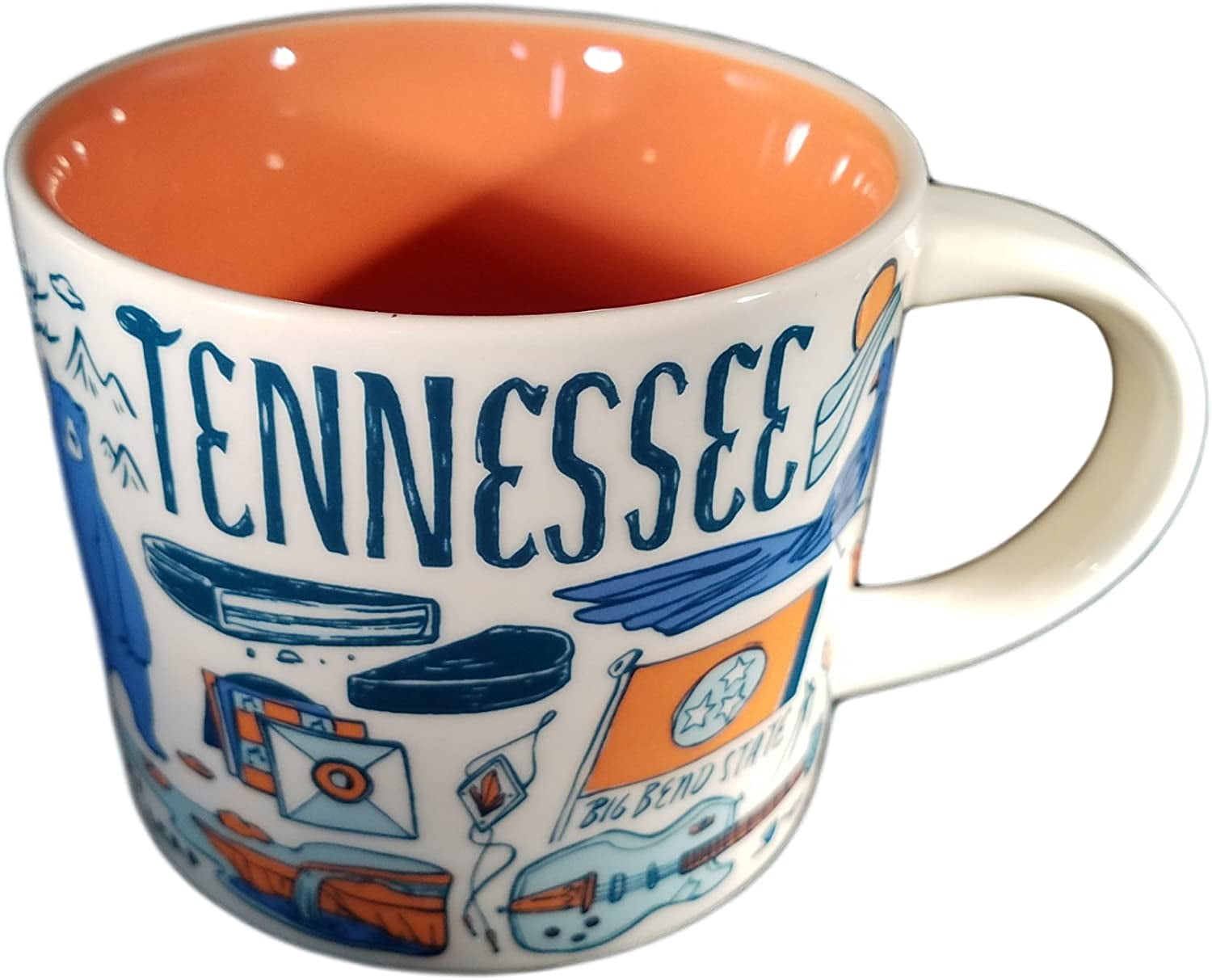 Starbucks TENNESSEE Been There Series Across The Globe Ceramic Mug 14oz ...