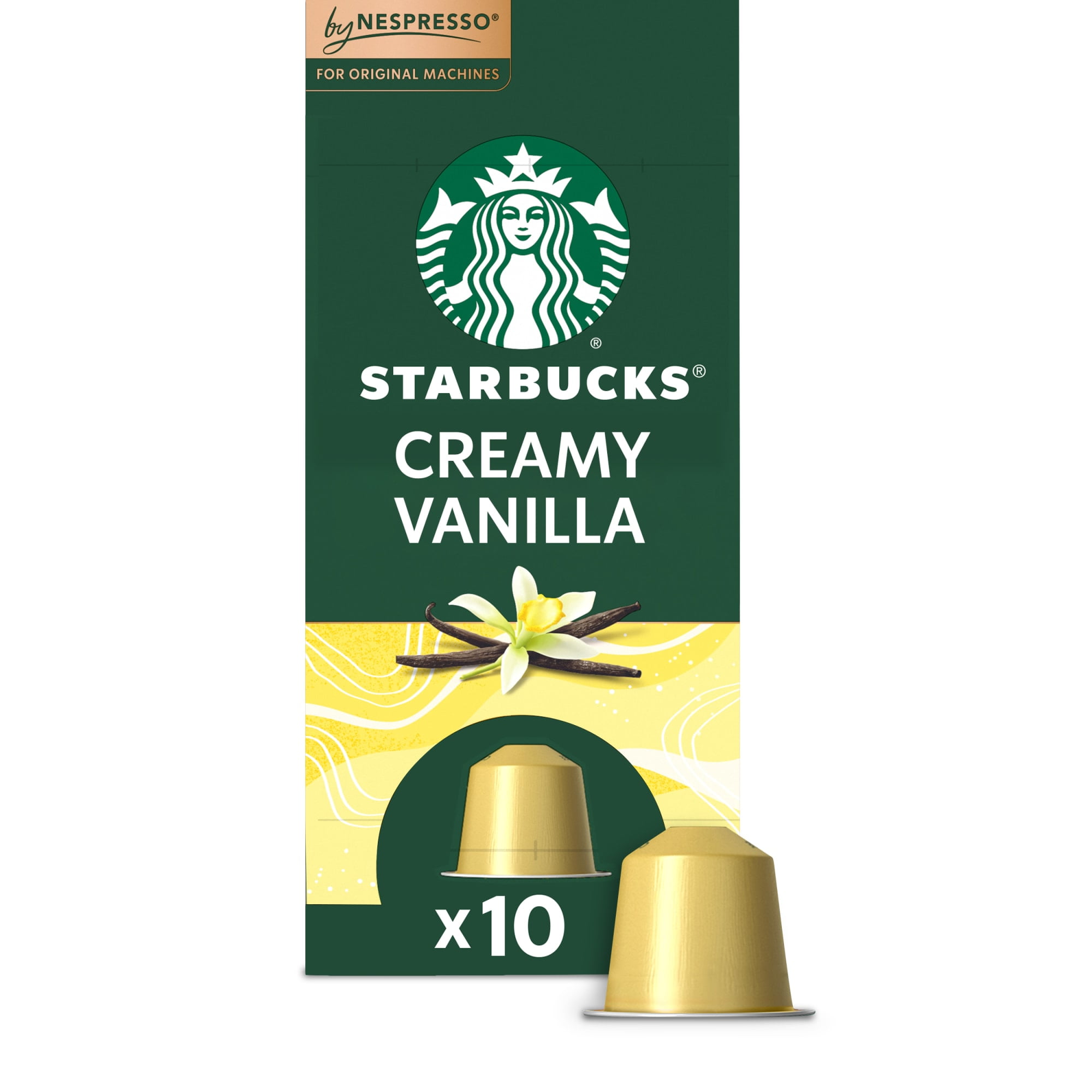 Starbucks By Nespresso Original Line, Creamy Vanilla, Flavored Roast ...