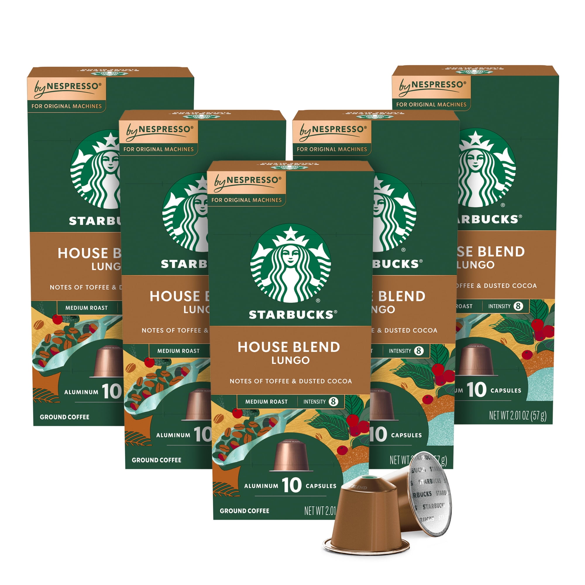Starbucks By Nespresso Original Line, House Blend, Medium Roast ...