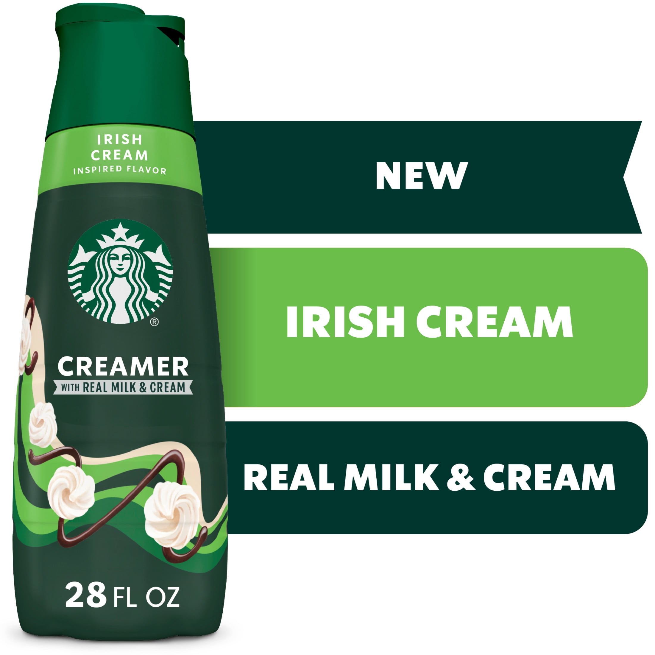 Starbucks Irish Cream Coffee Creamer, Chocolate & Vanilla Flavored ...