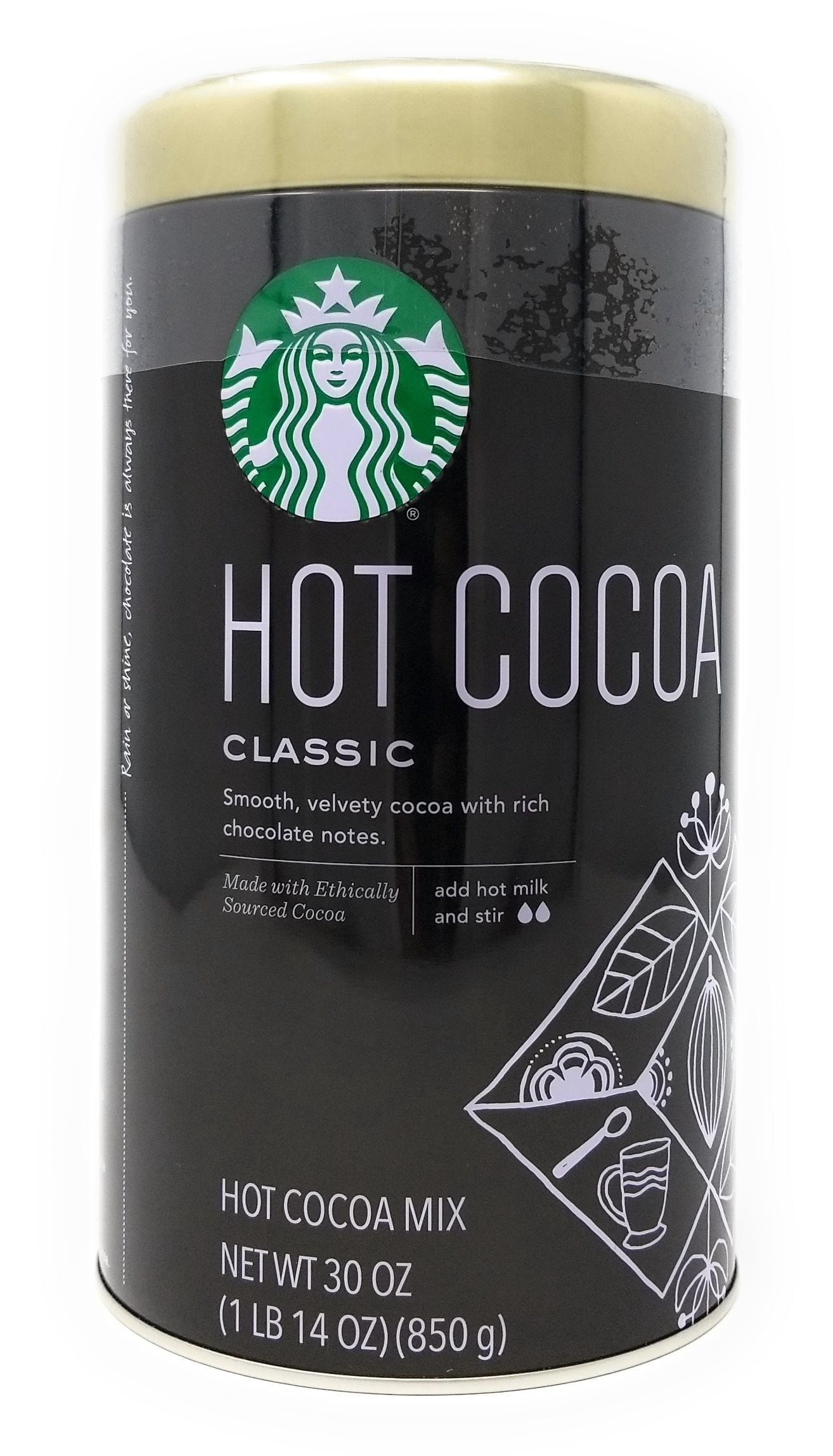 Starbucks Classic Hot Cocoa Mix 30 oz - Walmart.com