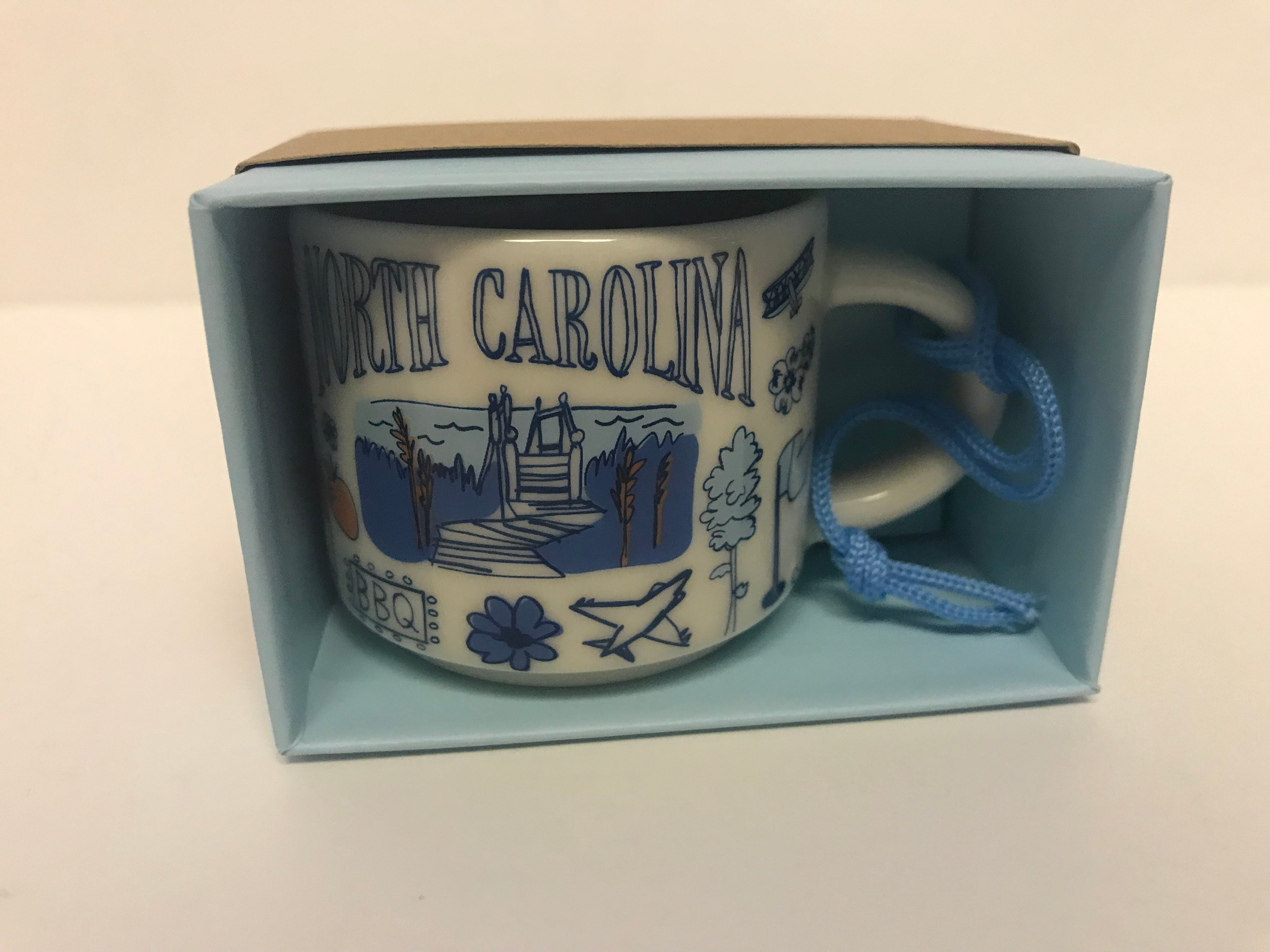 Starbucks North Carolina Been There Series Ceramic Coffee Mug Demitasse ...