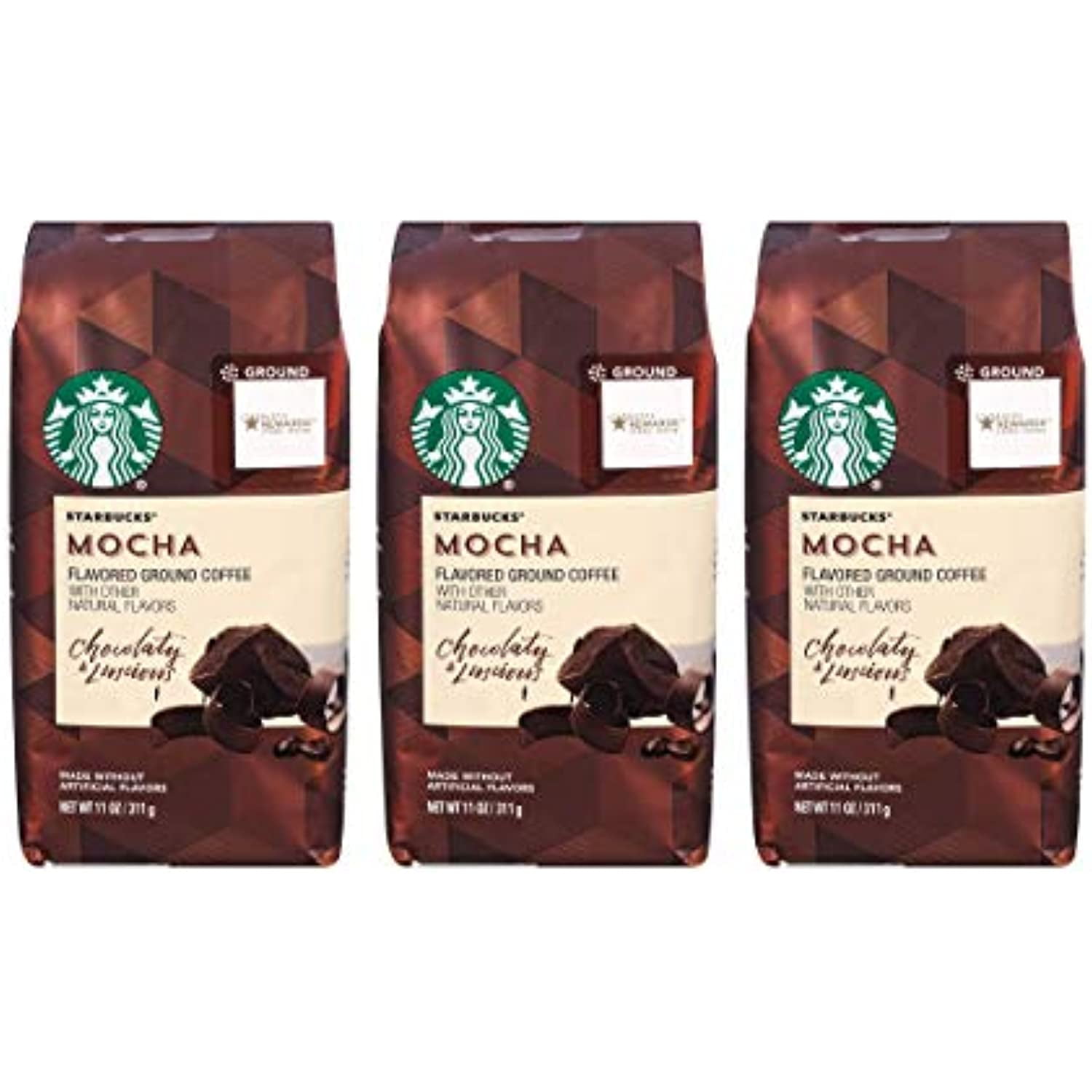 Starbucks Coffee, Ground, Mocha, 11 Oz (Pack Of 3) - Walmart.com