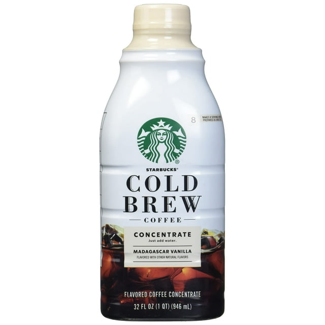 Starbucks Cold Brew Concentrate – Multi Serve 32Oz Madagascar Vanilla ...