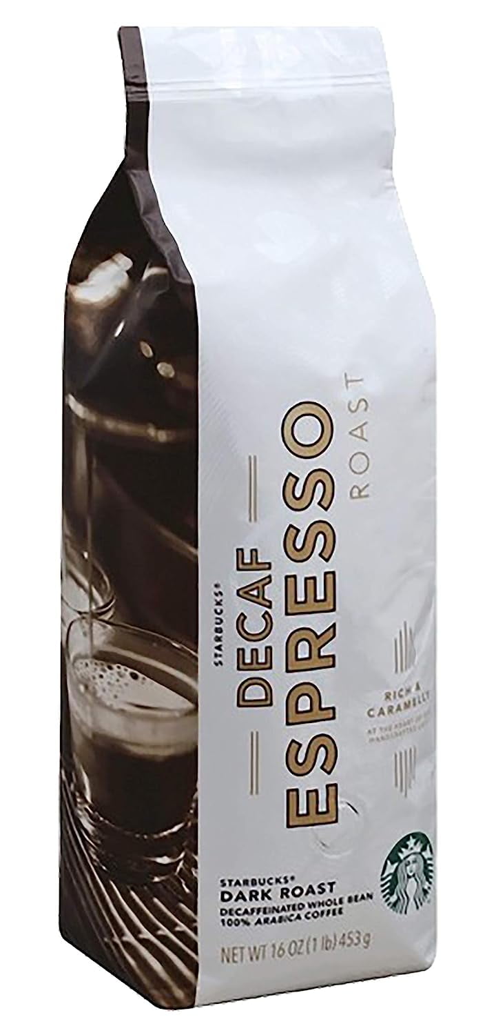 Starbucks Decaf Espresso Dark Roast, 100% Arabica, Rich & Caramelly ...