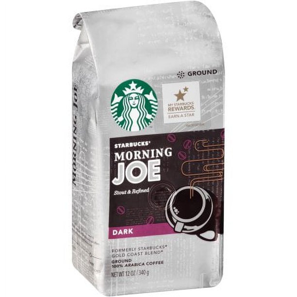 Starbucks Dark Roast Ground Coffee, Morning Joe, (Pack of 20) - Walmart ...