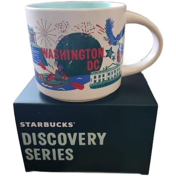 Starbucks Discovery Series Washington, DC Ceramic Coffee Mug 14oz with ...