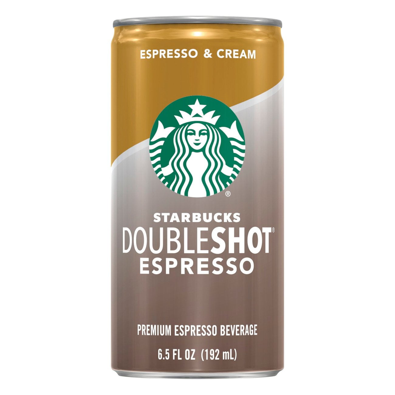 Starbucks Double Shot Espresso + Cream Premium Coffee Drink - Walmart.com