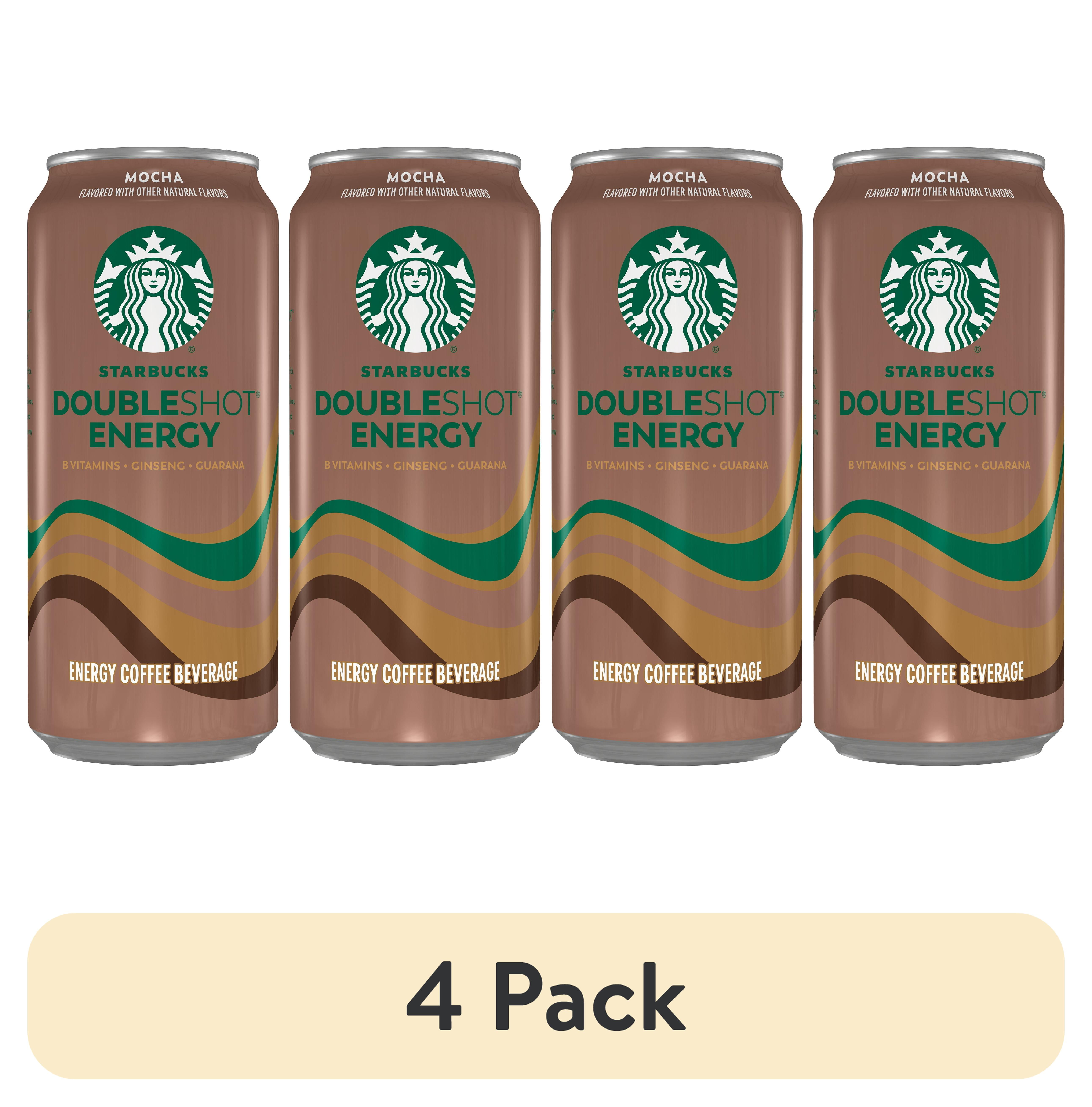 (4 pack) Starbucks Doubleshot Energy Mocha Coffee Energy Drink, 15 oz ...