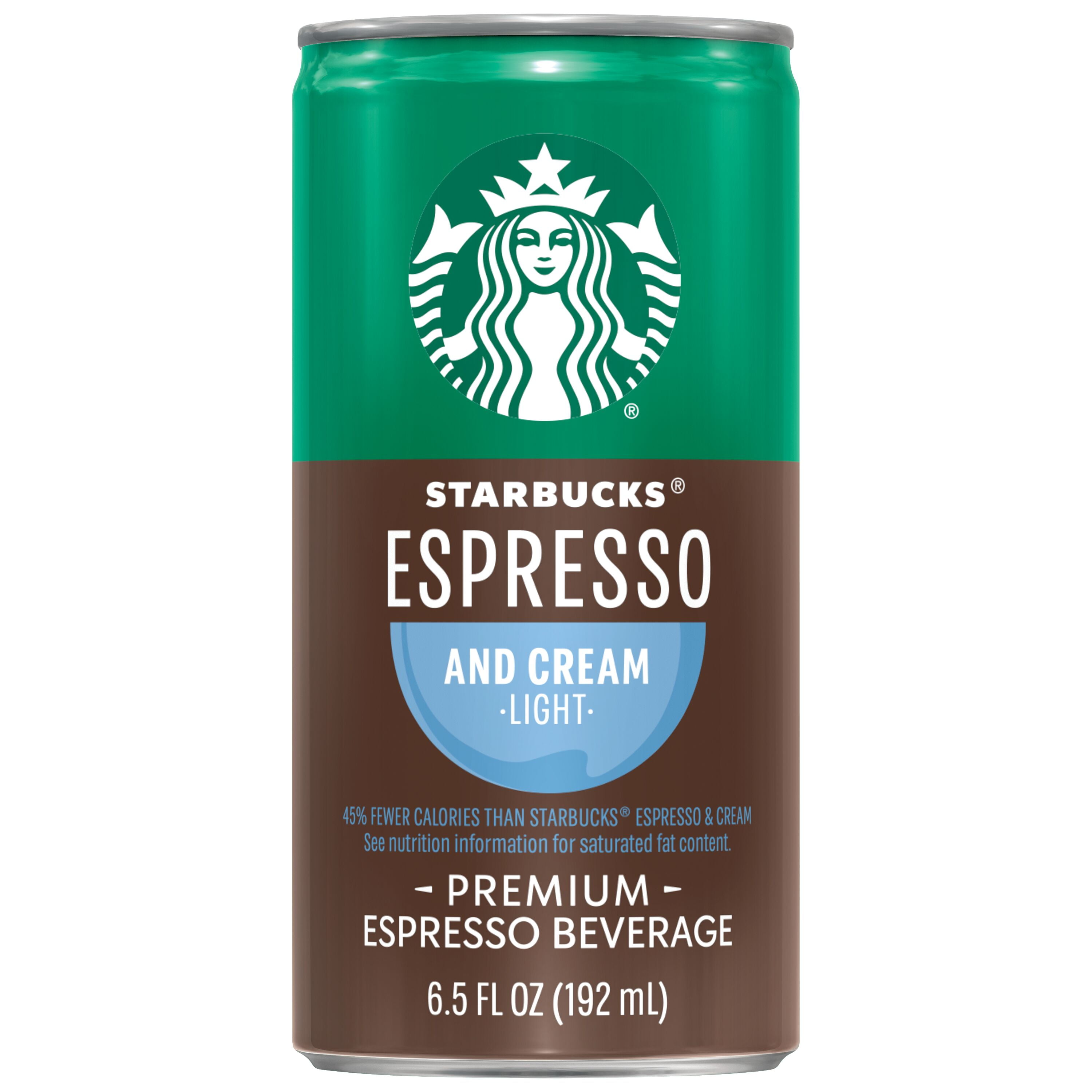 Starbucks Doubleshot Espresso & Cream Light Premium Coffee Iced Coffee ...