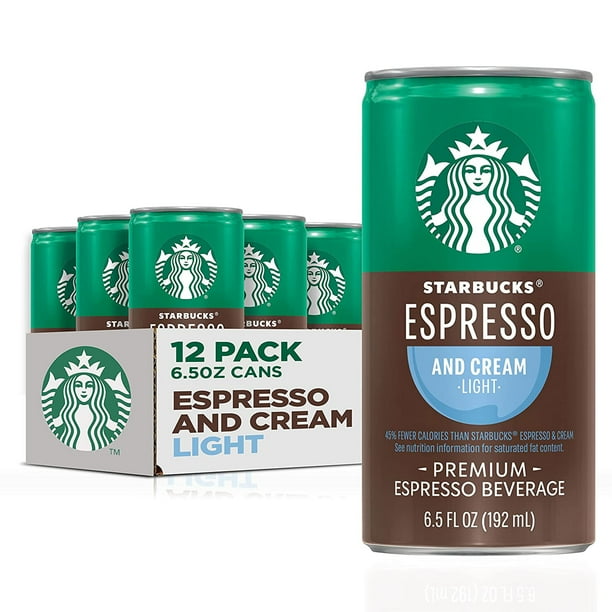 Starbucks Doubleshot Espresso & Cream Light Premium Iced Coffee Drink ...