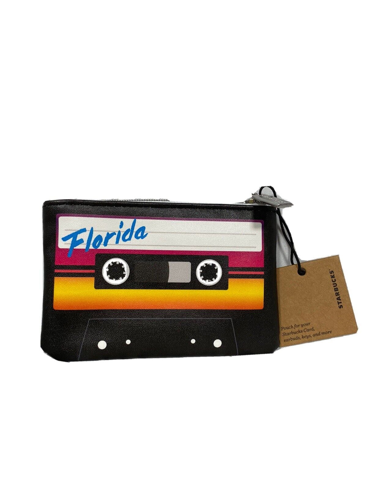 Starbucks Florida Card Pouch Keychain Zip Coin Purse Wallet - Walmart.com