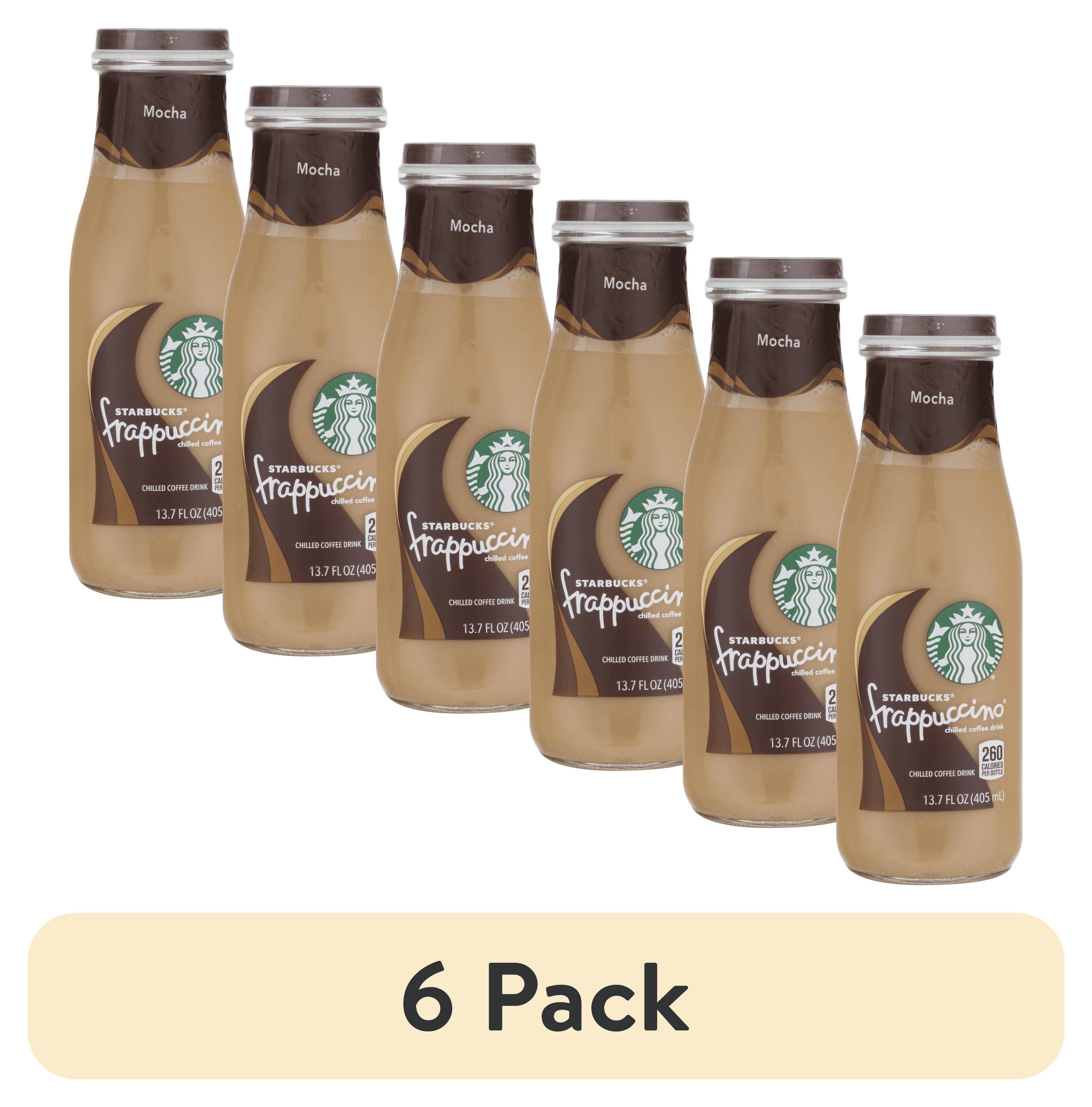 (6 pack) Starbucks Frappuccino Mocha Iced Coffee Drink, 13.7 fl oz Bottle - Walmart Business ...